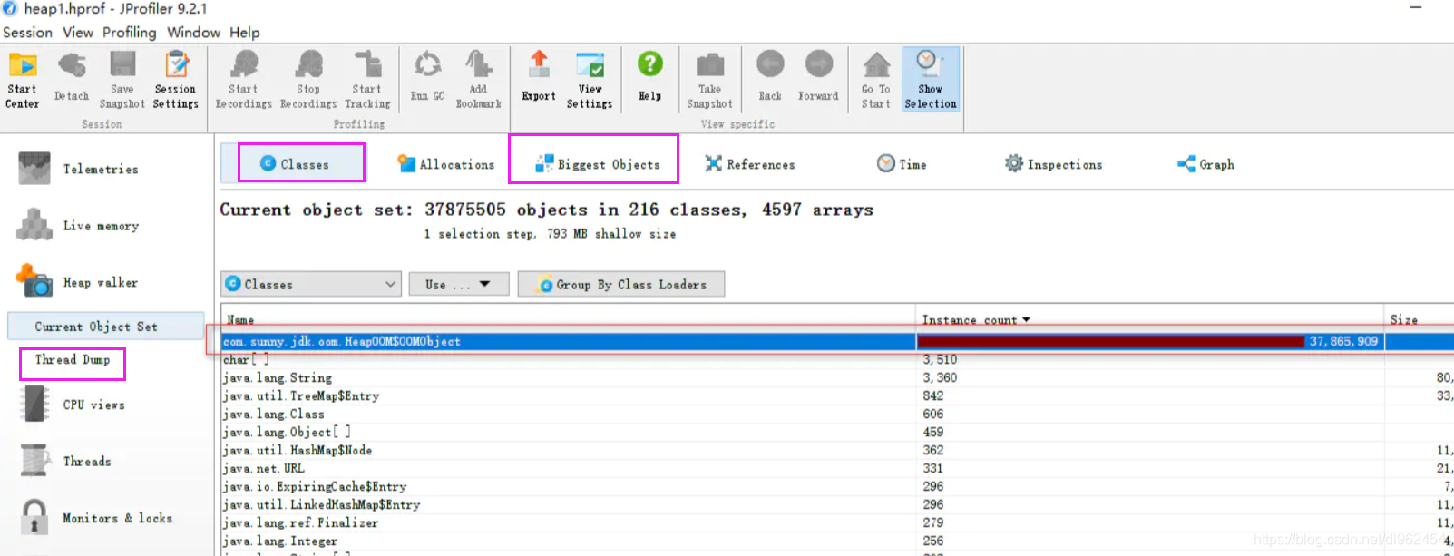 【JVM】Java程序生成Heap dump几种方式_heapdump.hprof-CSDN博客