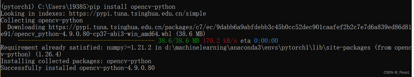 【pytorch】anaconda环境安装CPU版本pytorch和opencv_用anaconda直接装cpu版本-CSDN博客