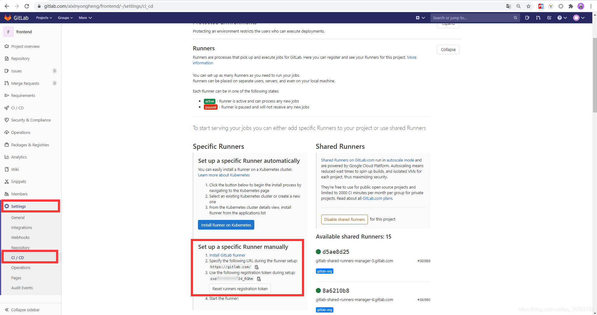 Linux(centos7) 安装配置gitlab-runner （自动化部署、cicd）_centos7 gitlab-runner-CSDN博客