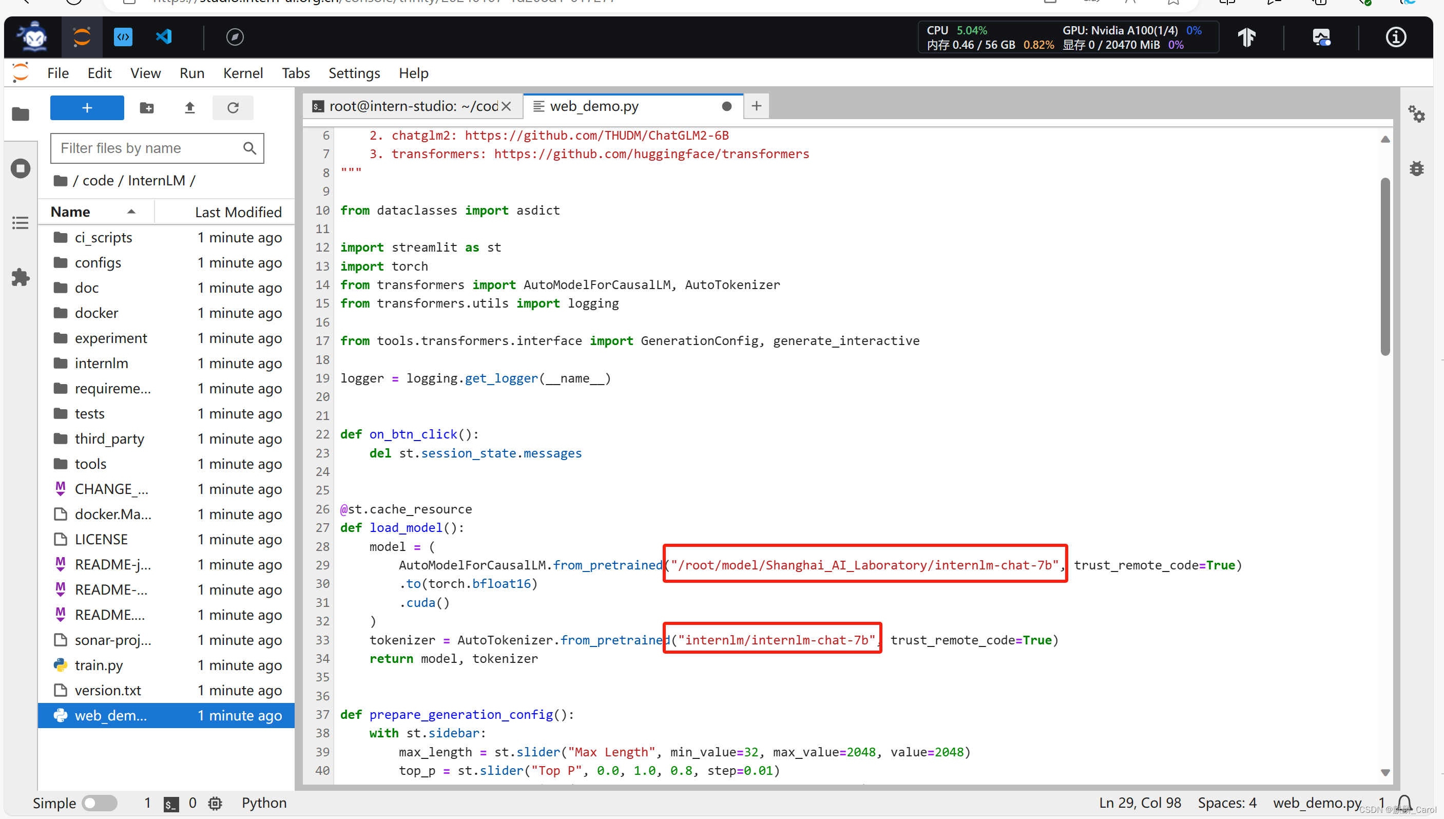 大模型实战营课程笔记 ②_from transformers import autotokenizer, automodelf-CSDN博客