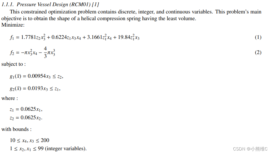 Python实现带不等式约束的NSGAII算法解决cec2021中的RCM01问题_有约束的nsga2-CSDN博客