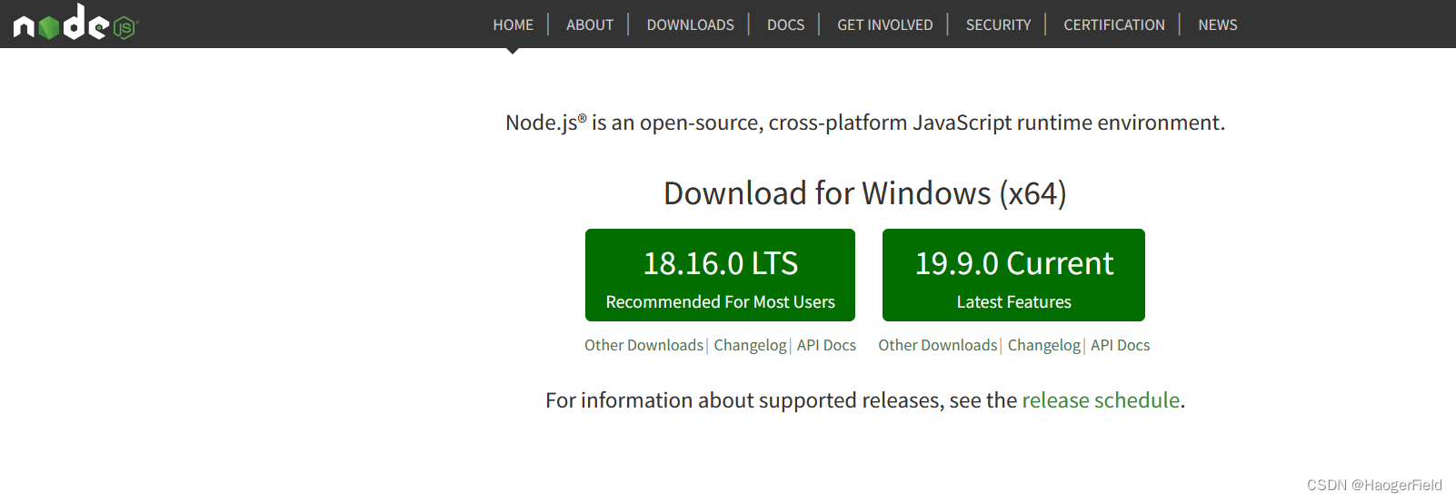Node.js的下载安装与环境配置_nodes.js 下载黑窗口-CSDN博客