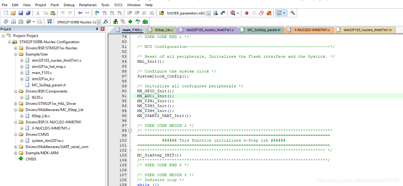 STM32 电机教程 32 - 基于ST X-CUBE-SPN7 无刷无感电机库的电机驱动实现_stm32 foc 电位器调速-CSDN博客