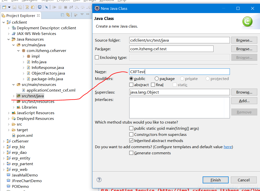 Java CXF框架（案例加解析）（快速入门）模拟服务端和客户端（客户端远程调用服务端功能）_java cxf-CSDN博客