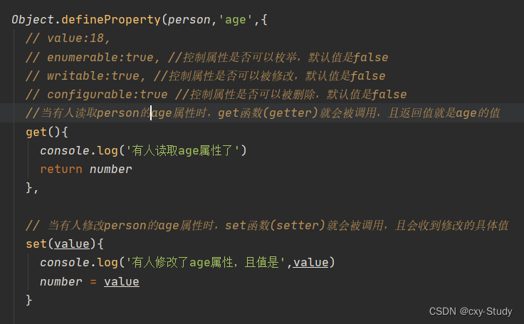 使用Object.defineProperty报错Invalid property descriptor_object.setproperty 不了可重复定义-CSDN博客