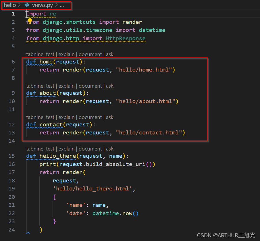 VSCODE使用Django 页面和渲染_django渲染页面-CSDN博客
