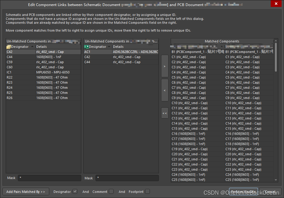 Altium Designer20更新原理图最新修改到PCB文件中的方法_manual component links-CSDN博客