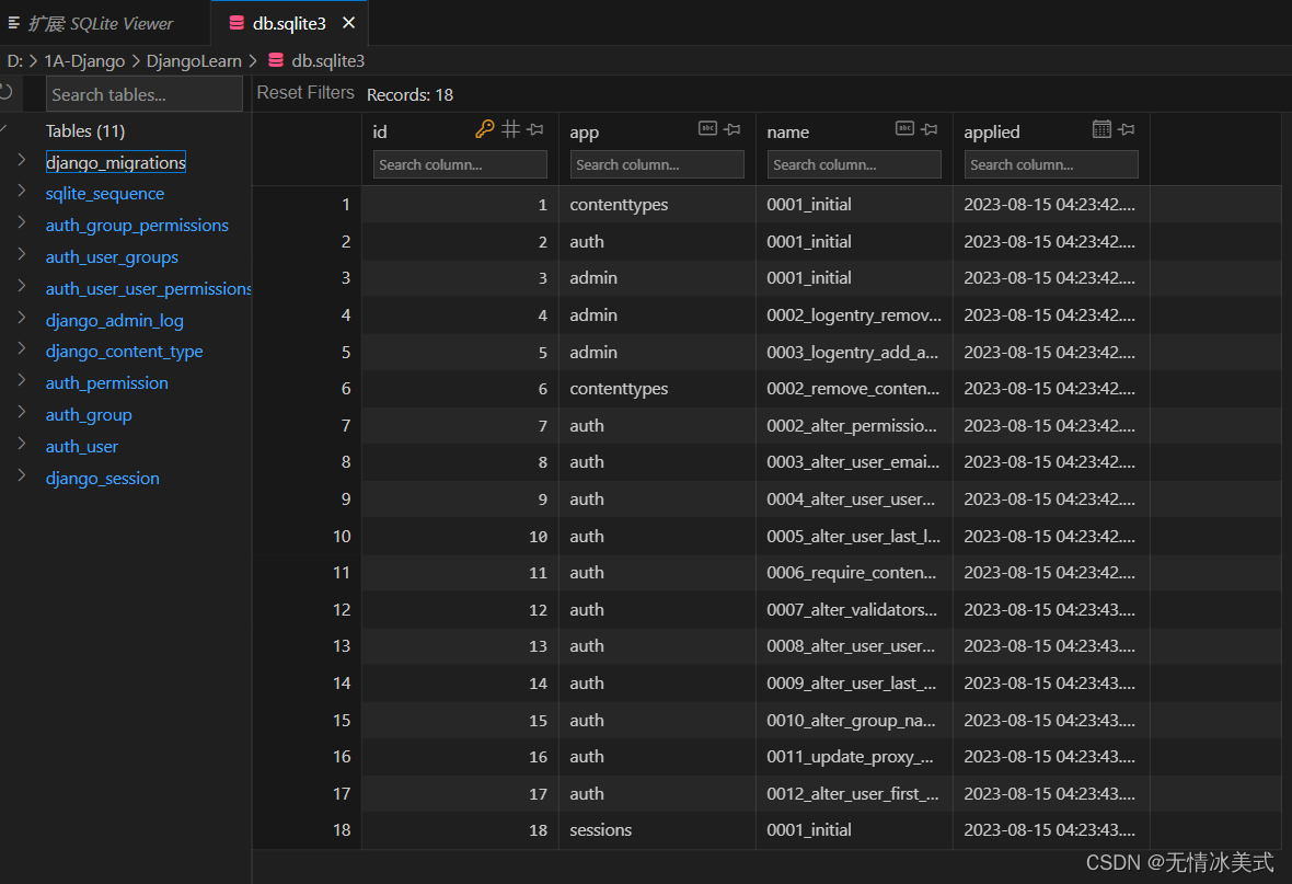 Django 后端框架入门学习笔记（一）_diango 后端教程 csdn-CSDN博客