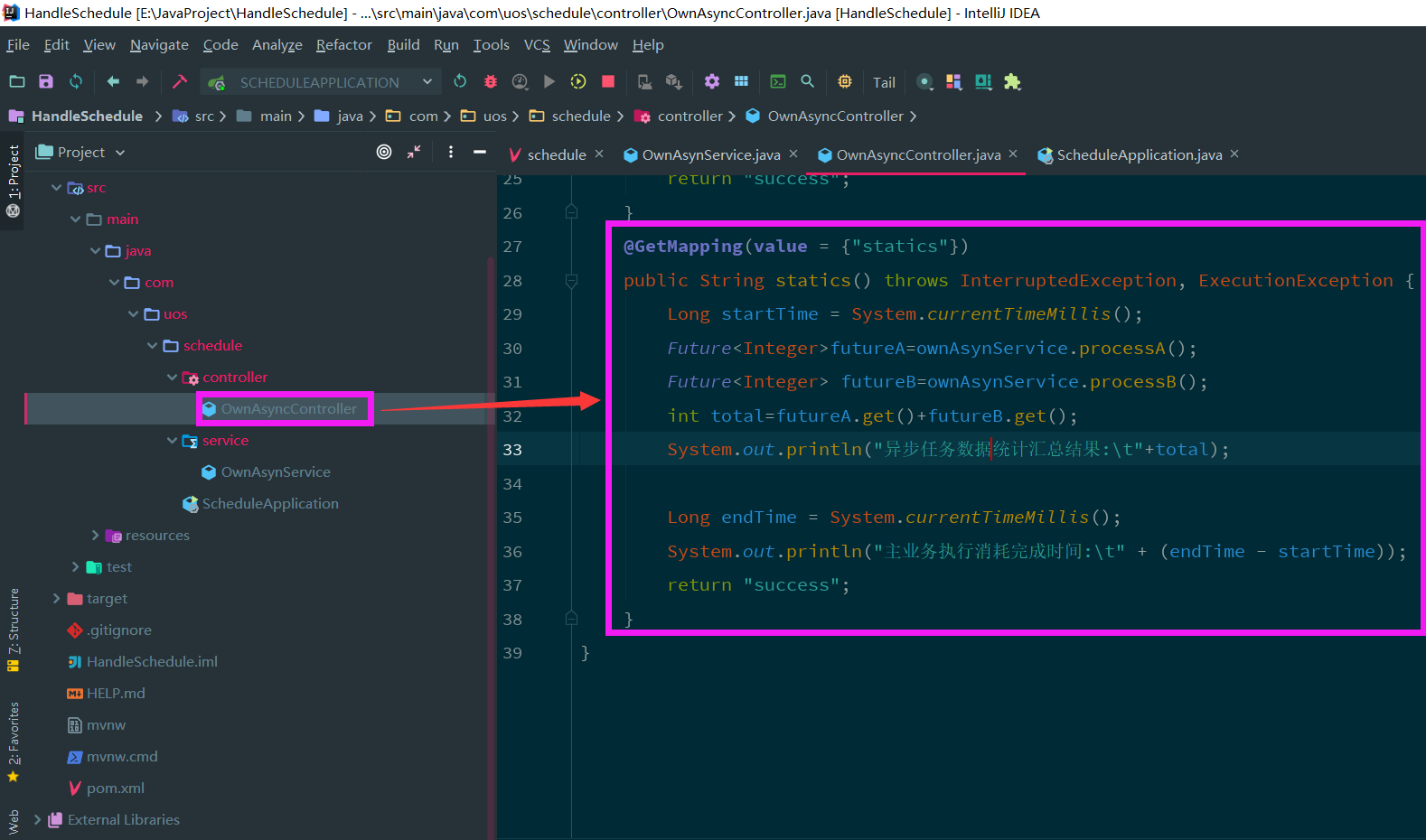 Spring Boot任务管理之有返回值异步任务调用_return new asyncresult -CSDN博客