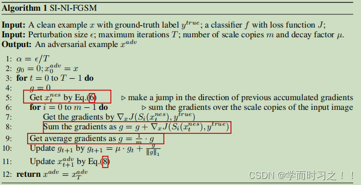 论文笔记《NESTEROV ACCELERATED GRADIENT AND SCALE INVARIANCE FOR ADVERSARIAL ATTACKS》_nifgsm-CSDN博客