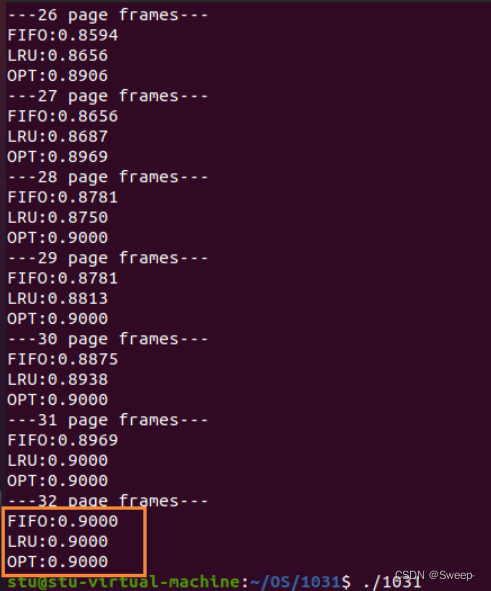 Linux——页面置换算法（OPT、FIFO、LRU的实现与比较）_fifo为什么比opt的命中率高-CSDN博客