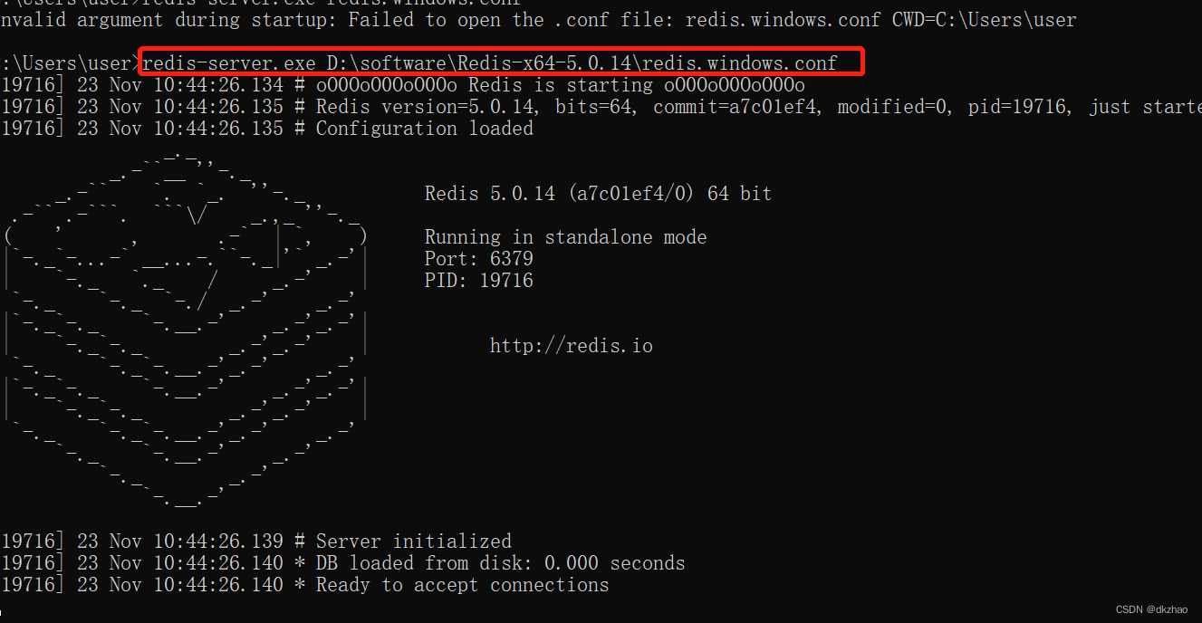 Invalid argument during startup: Failed to open the .conf file: redis.window.conf-CSDN博客
