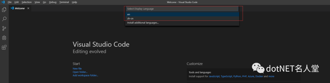 VSCode开发.NETCore项目入门（1）设置中文语言环境-CSDN博客