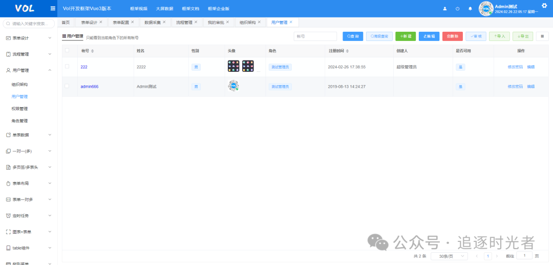 基于vue（提供vue2vue3版本）和net Core前后端分离、强大、跨平台的快速开发框架vue3快速开发框架 Csdn博客 8241