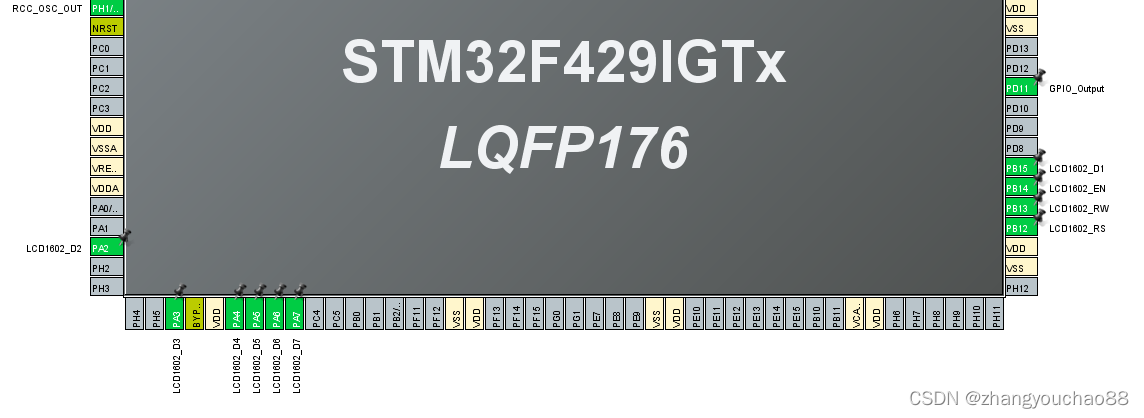 基于STM32F429 的 FreeRTOS 环境下 LCD1602驱动实现_rtos驱动开发-CSDN博客