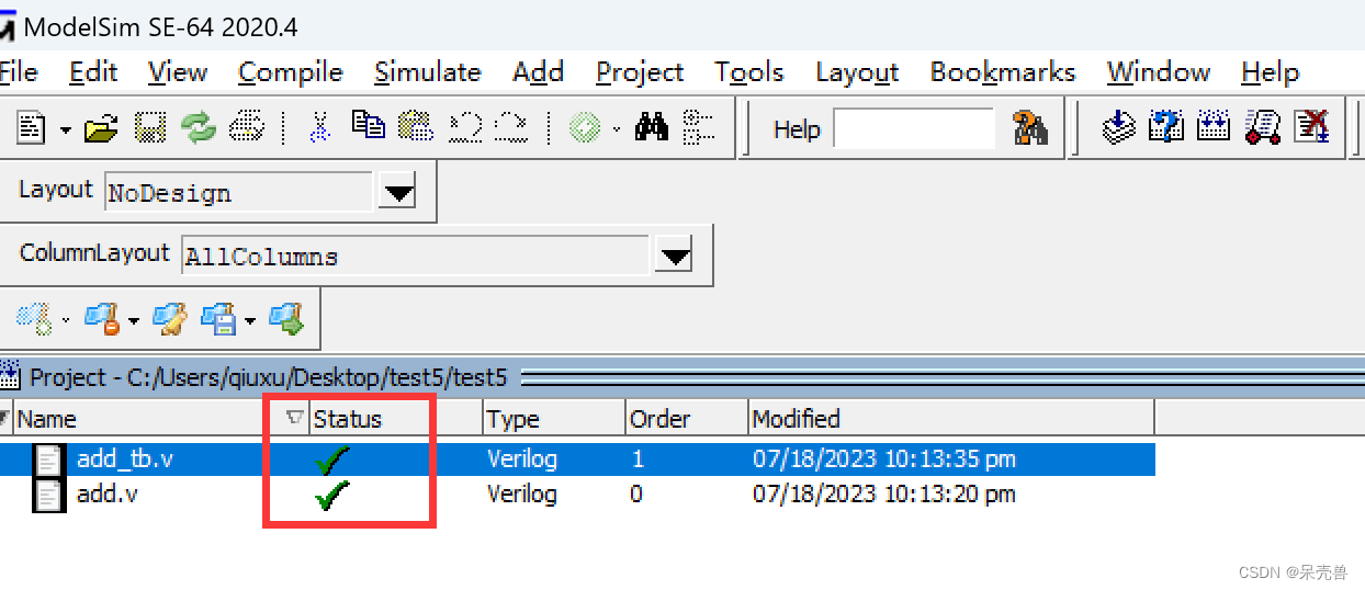 手把手教你Modelsim仿真【2020.4版本】_modelsim2020.4-CSDN博客