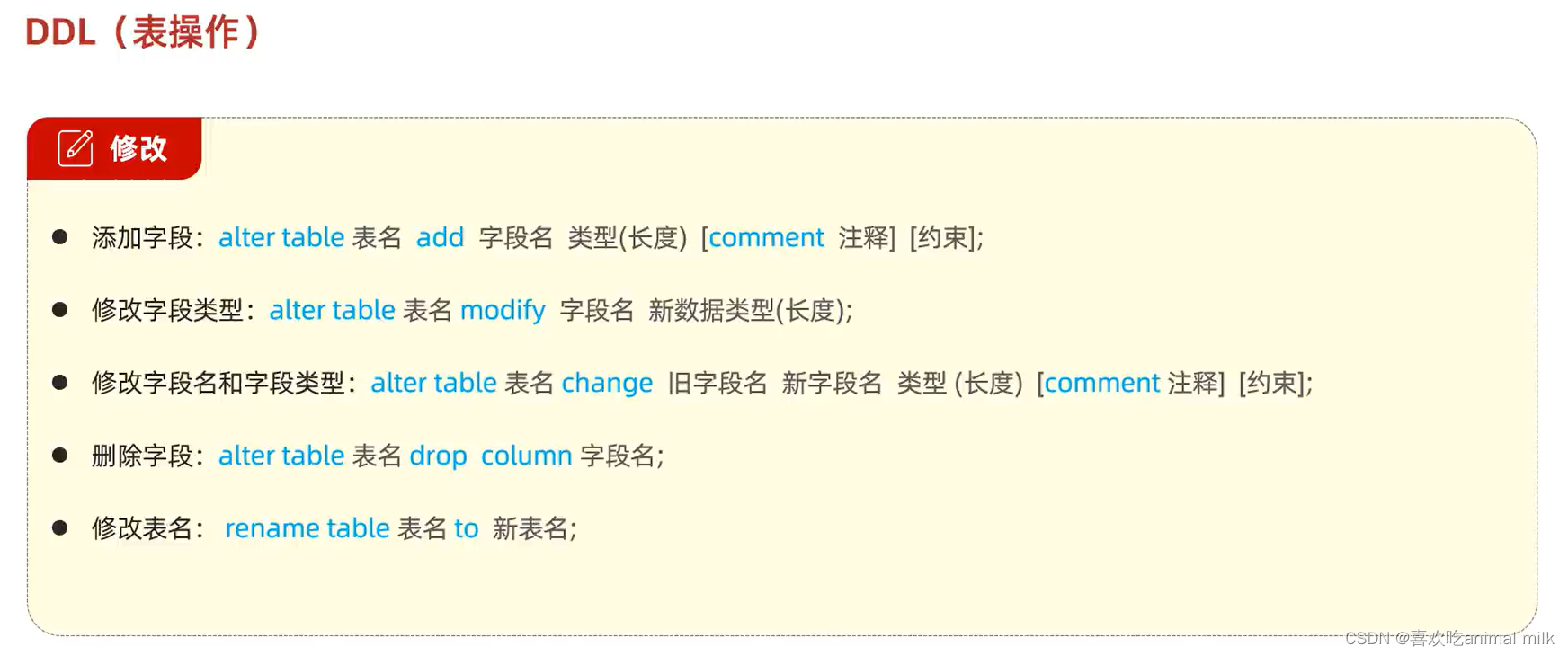 数据库-基础篇-SQL-DDL（数据控制语言 data difinition language）_数据库 ddl脚本-CSDN博客