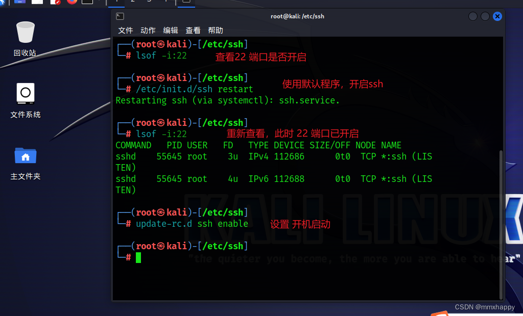 【kali设置】设置root密码、远程登录、网络配置、apt源配置_kali设置root用户密码-CSDN博客