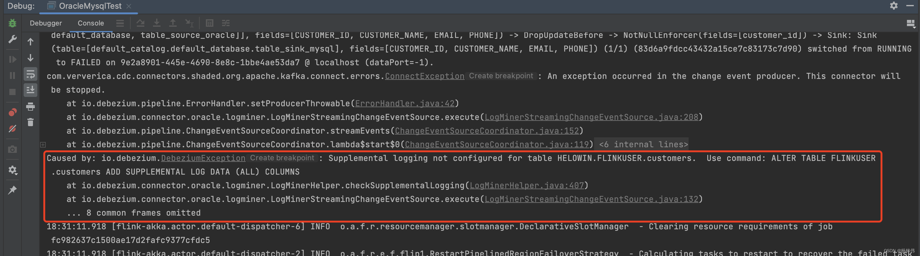 flink oracle cdc实时同步（超详细）_flinkcdc oracle-CSDN博客