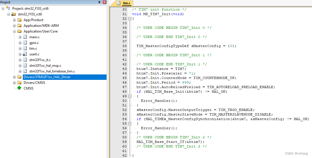 STM32通用定时器的应用实例（基于STM32F103）_stm32定时器例程-CSDN博客