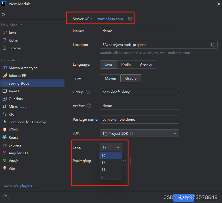 IntelliJ IDEA 2024.1.2 (Ultimate Edition)创建Spring Boot时JAVA最低为17问题的解决_idea2024.1.2创建springboot项目 ...
