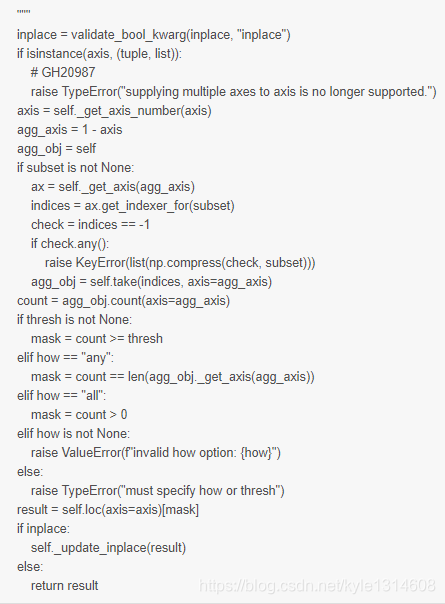 pandas dataframe 删除带空值的行 各种空值 (dropna()、isna()、isnull()、fillna())_dropna 包括字符串空值-CSDN博客