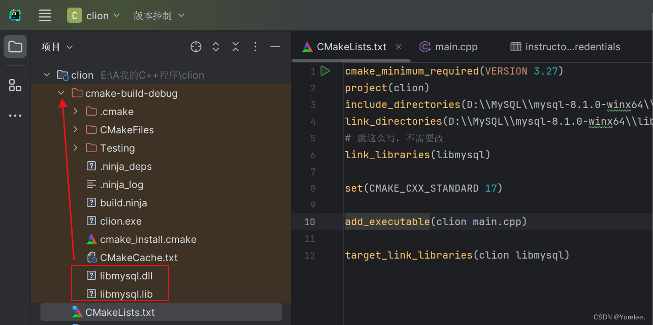 Clion连接MySQL数据库：实现C/C++语言与MySQL交互-CSDN博客