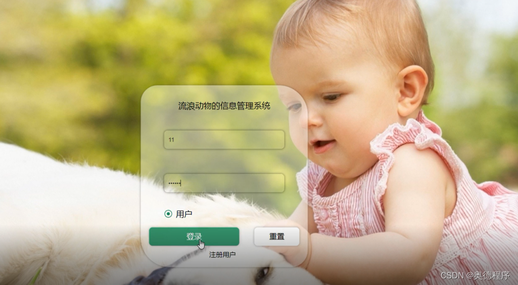 java/jsp/ssm流浪动物的信息管理系统【2024年毕设】_java动物档案管理-CSDN博客