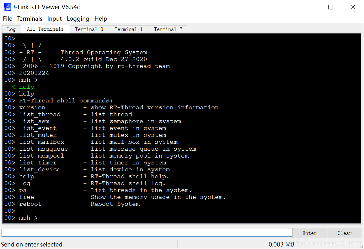 RT-Thread中使用RTT调试_rtthread rtt-CSDN博客
