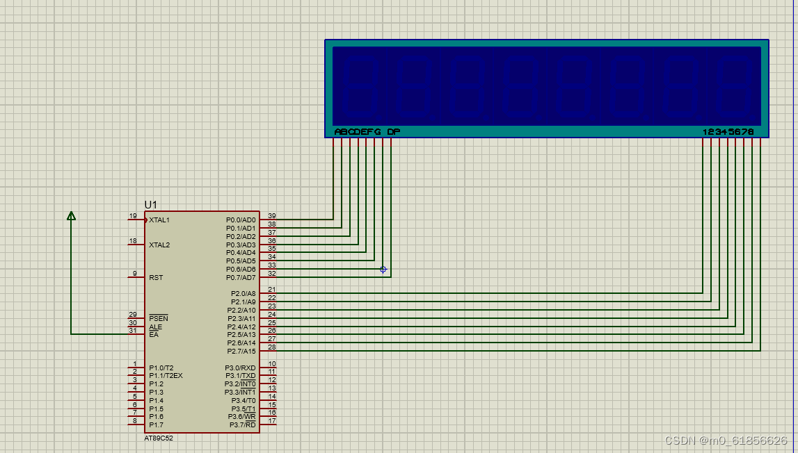 利用AT89C52编写一个简易的时钟_基于at89c52单片机的8位数字时钟设计-CSDN博客