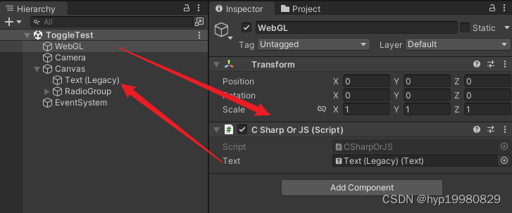 Unity 获取WebGL URL中参数，JS调用C#_unity 代码获取打开webgl 应用的连接-CSDN博客