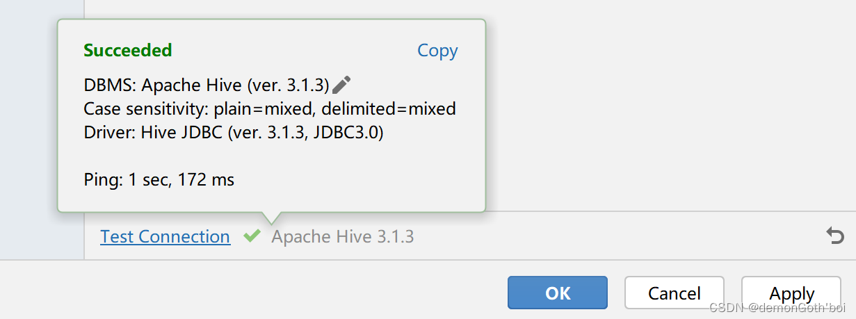 【IDEA配置连接Linux虚拟机的Hive数据库（超详细）】_hive-jdbc-3.1.3-standalone.jar-CSDN博客