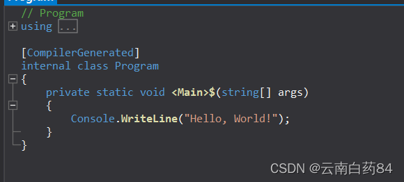 C#新增语法_vs2022全局using指令-CSDN博客