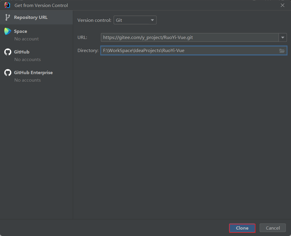 RuoYi-Vue下载与运行_若依框架-CSDN专栏