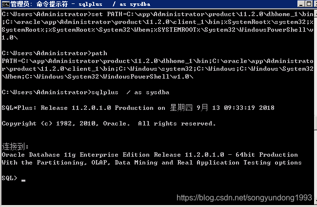 ORA-12560:TNS:协议适配器错误_windows环境sqlplus无法连接oracle-CSDN博客