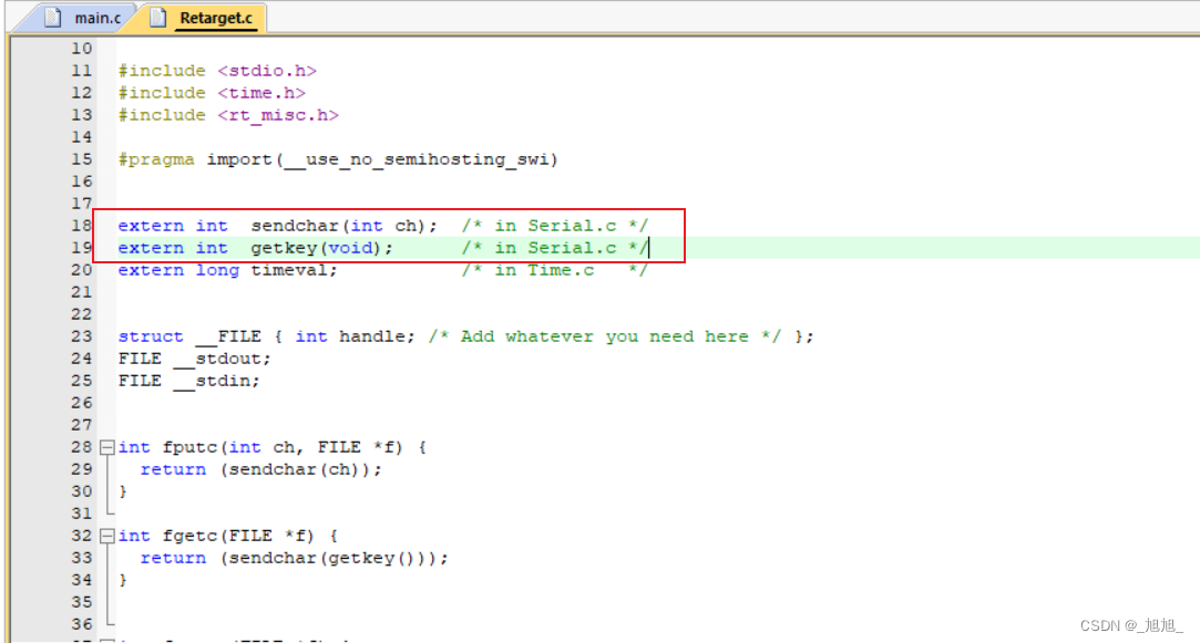 printf串口重定向标准方法_retarget.c-CSDN博客