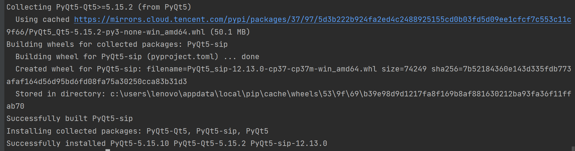 PyQt5终于安装成功了！！！！_win7安装pyqt5-CSDN博客