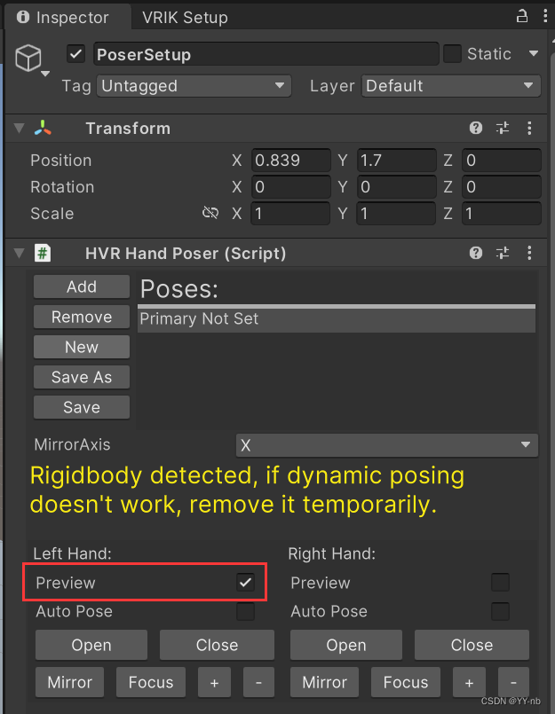 Unity HurricaneVR 插件中的 VRIK 设置-CSDN博客