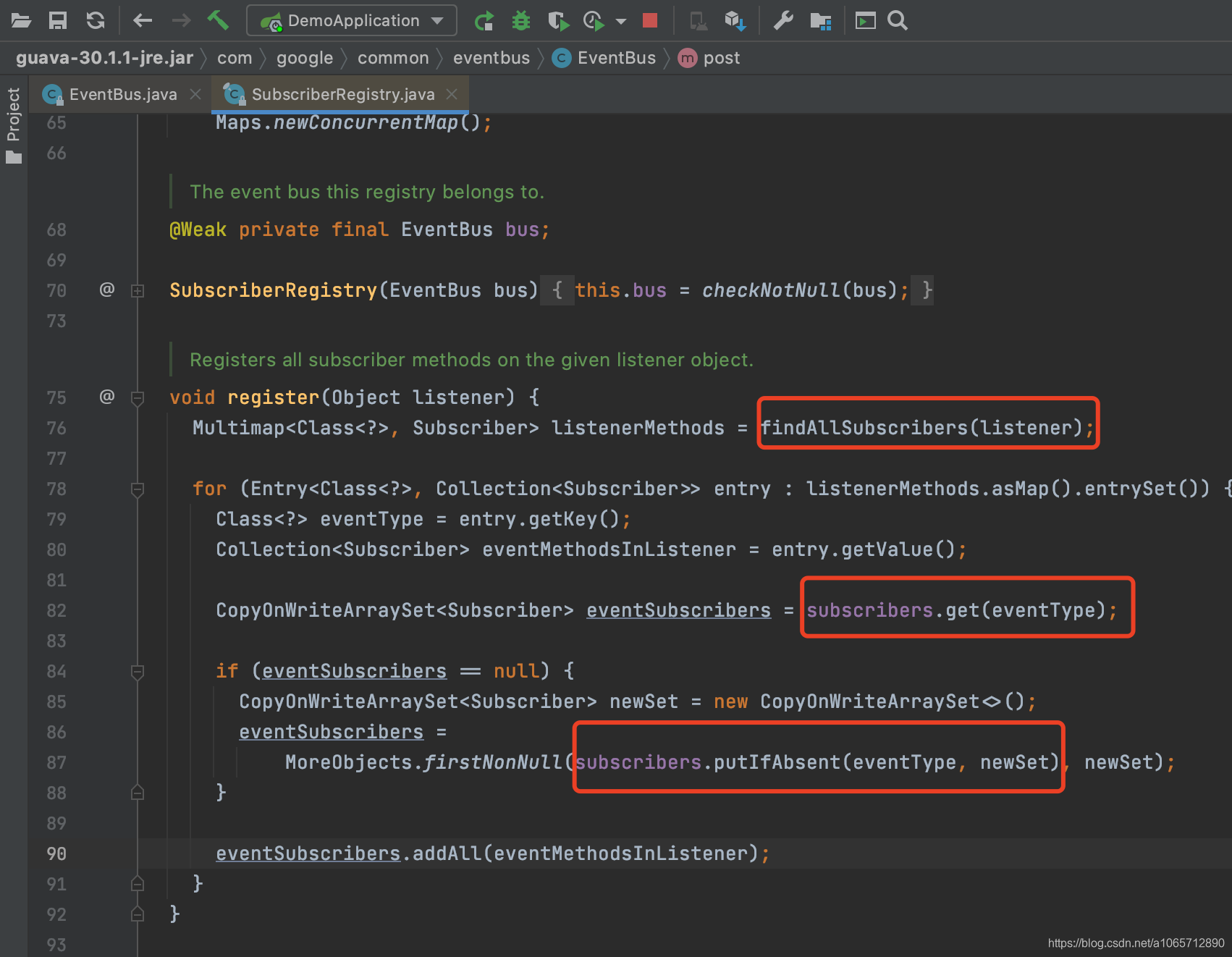 Guava中EventBus，事件发布订阅使用_guava 事件发布订阅-CSDN博客