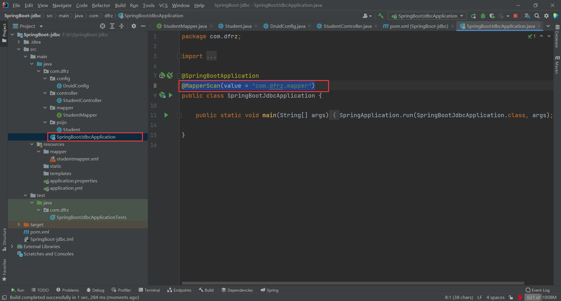Spring Boot中整合mybatis（基于xml方式and基于注解实现方式）springboot继承mybatis只需要写xml文件 Csdn博客