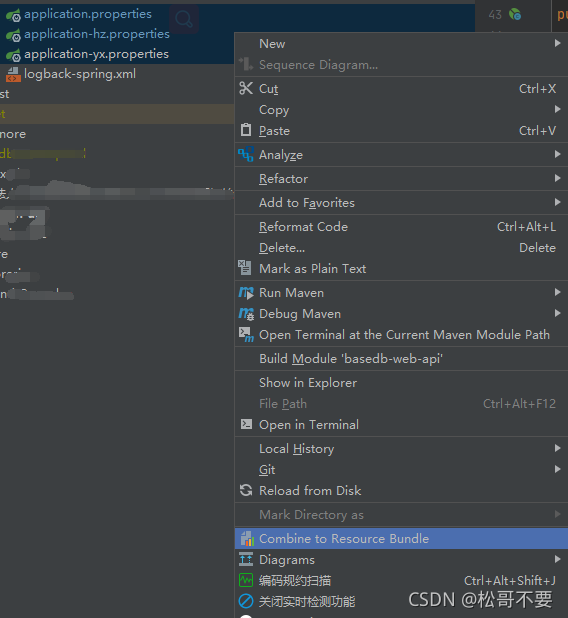 IDEA中Resource Bundle ‘application‘_idea resource bundle-CSDN博客