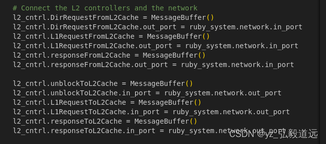 gem5 garnet 拓扑结构之port： NI CPU ROUTER L1 L2-CSDN博客