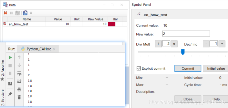 Python调用CANoe（1）(启动与停止，变量和信号读写)_python canoe-CSDN博客