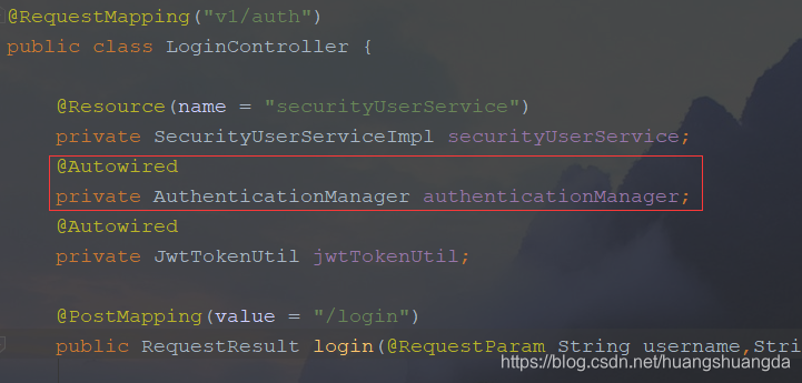 AuthenticationManager 无法注入_authenticationmanagerbean-CSDN博客