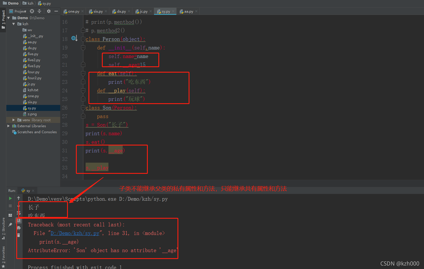 Python面向对象 私有属性和方法的调用。静态方法，类方法，实例方法区别python类内部方法调用私有属性 Csdn博客