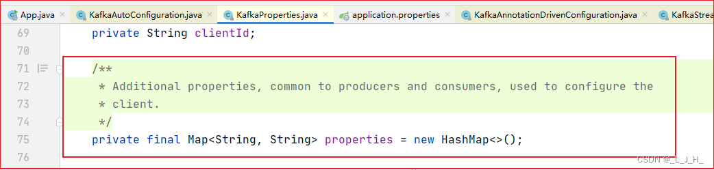 16、Kafka ------ SpringBoot 整合 Kafka （配置 Kafka 属性 及对应的 属性处理类 解析）_springboot 连接 kafka-CSDN博客