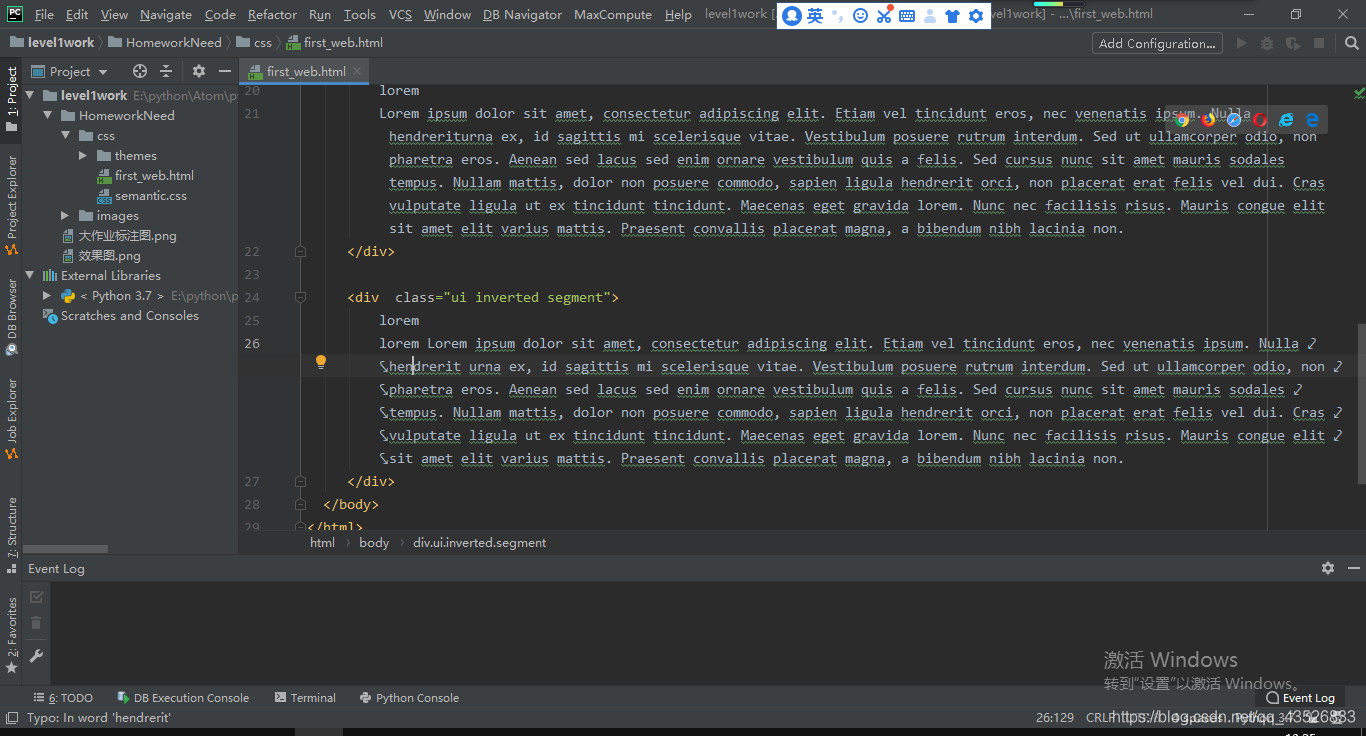 怎样在Python的html文件里设置自动换行格式_pycharm中html文件怎么都成一行了-CSDN博客