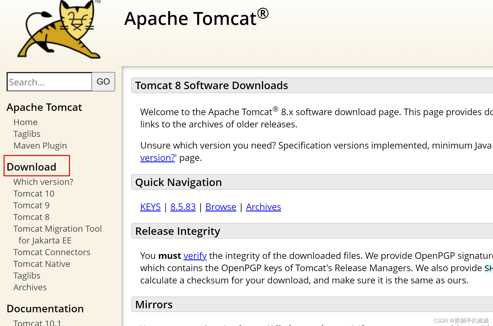 Tomcat 安装和简单介绍-CSDN博客