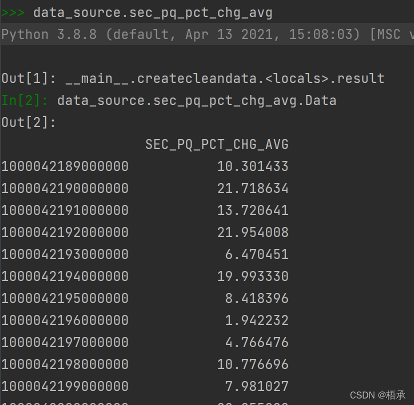 Wind万得pythonapi量化接口常用小工具——时序数据处理及工作日前推查询python Api 万得 Mac Csdn博客